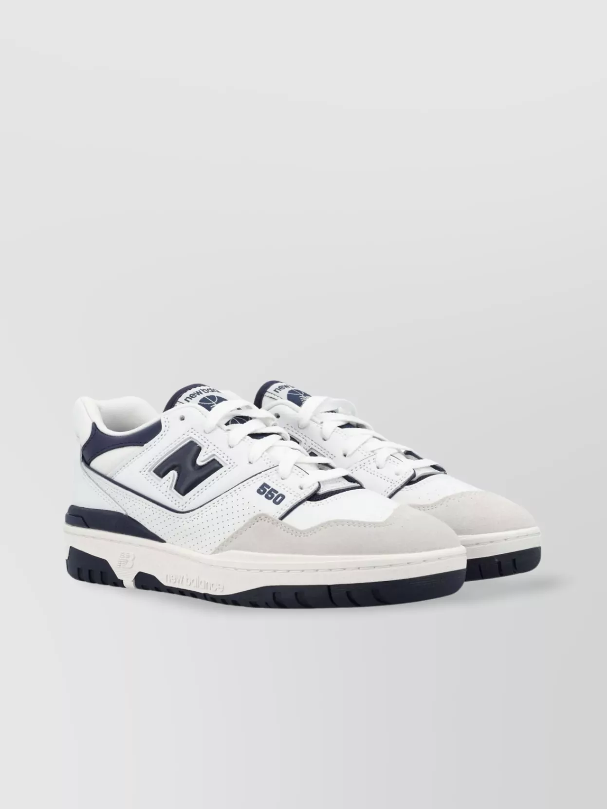 New Balance Low-top Leather Sneakers Rubber Sole | ModeSens