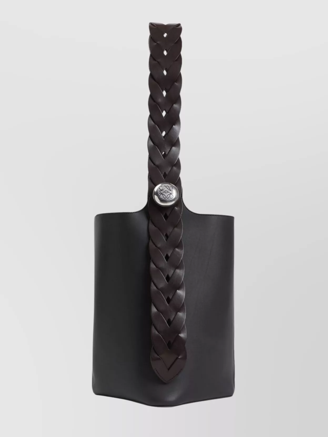 Loewe Woven strap bucket bag with braided handle | The Fashion Square