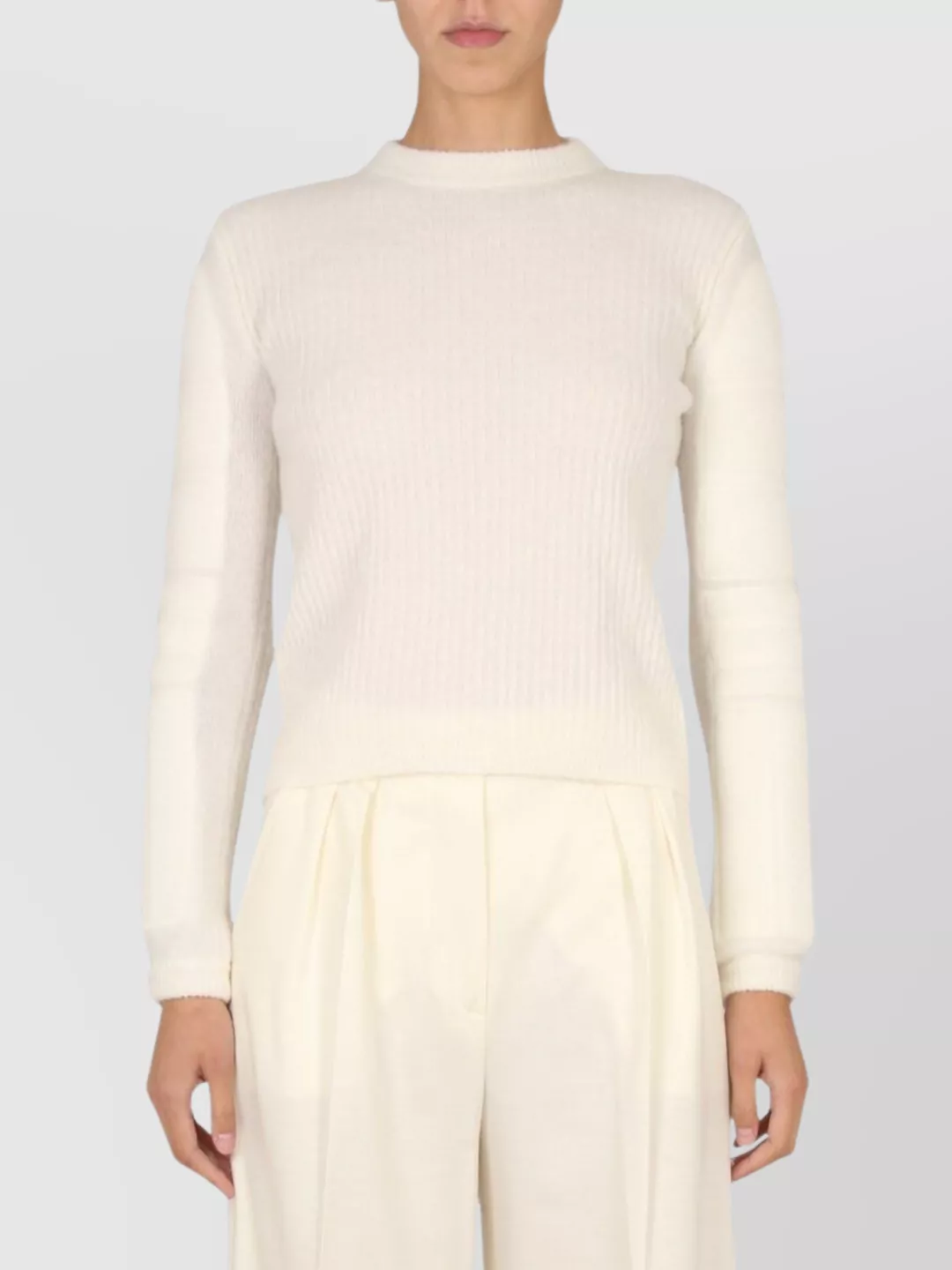 Max Mara Soft mohair knit long sleeves | The Fashion Square