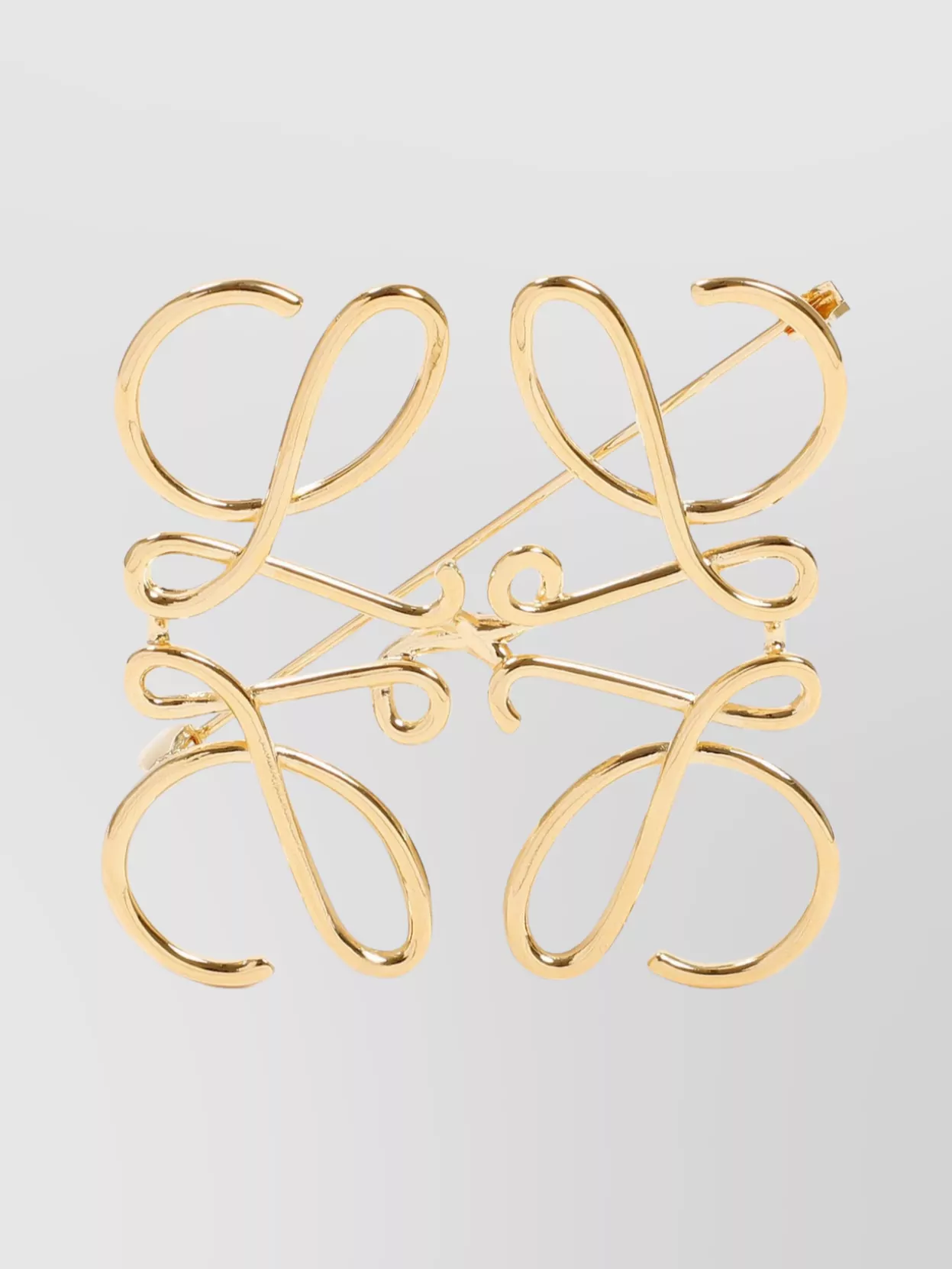 Loewe Logo design brass pin finish | The Fashion Square