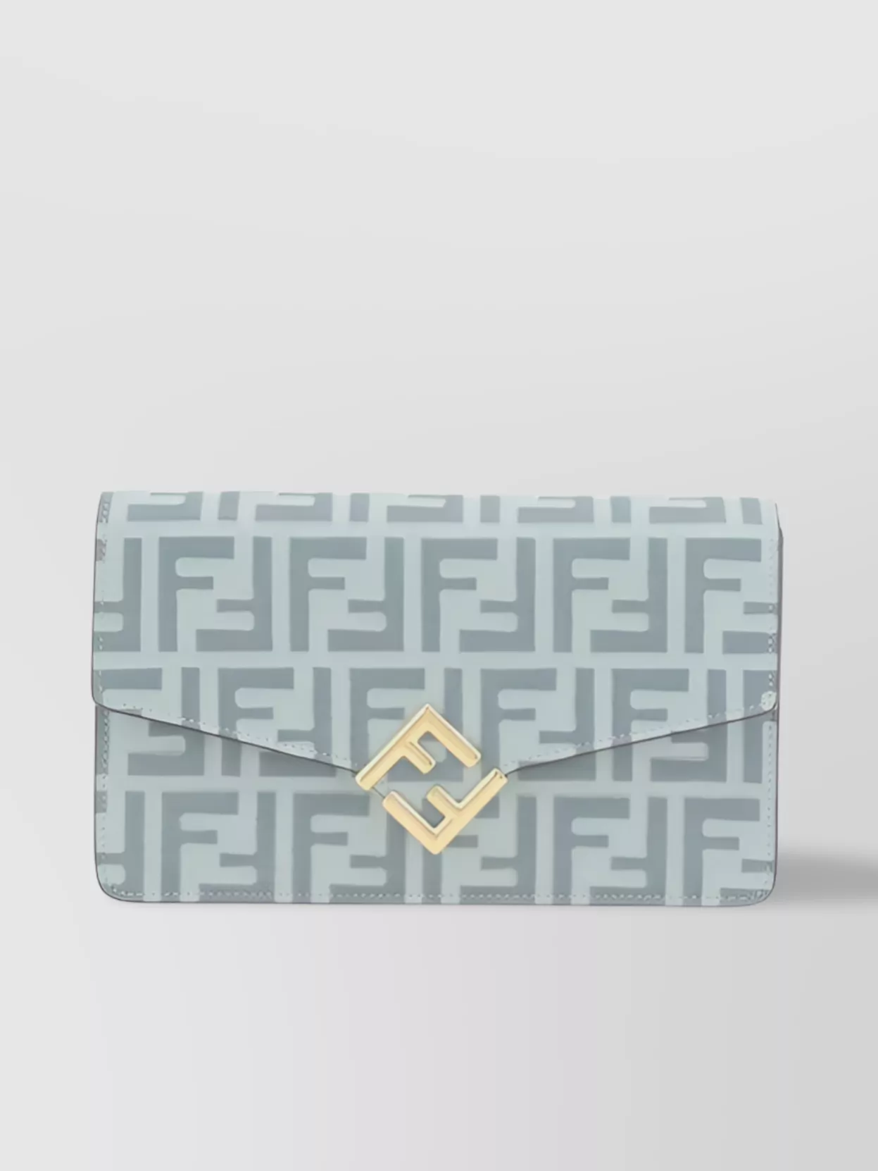 Fendi Ff pattern leather clutch bag | The Fashion Square