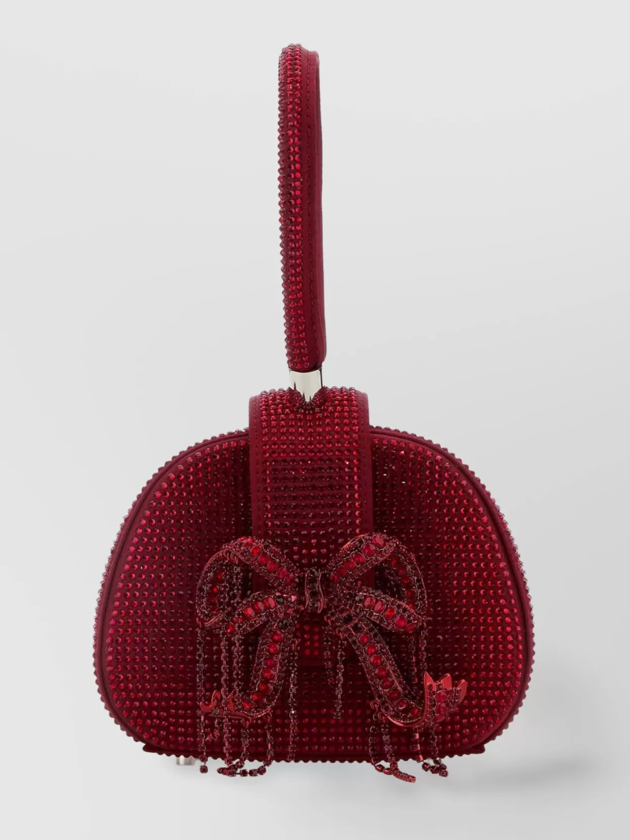 Self-Portrait Satin handbag with bow detail and structured shape | The ...