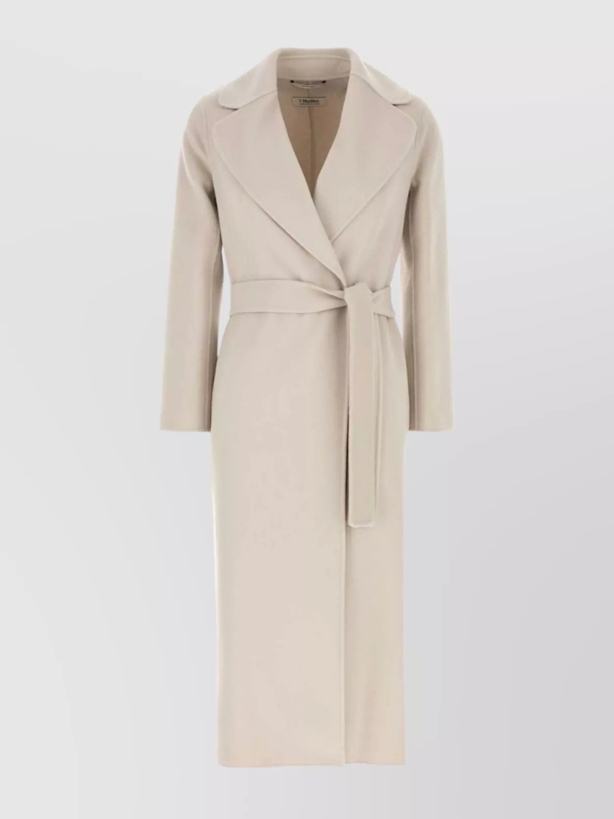 S Max Mara Poldo wool coat lapel collar | The Fashion Square
