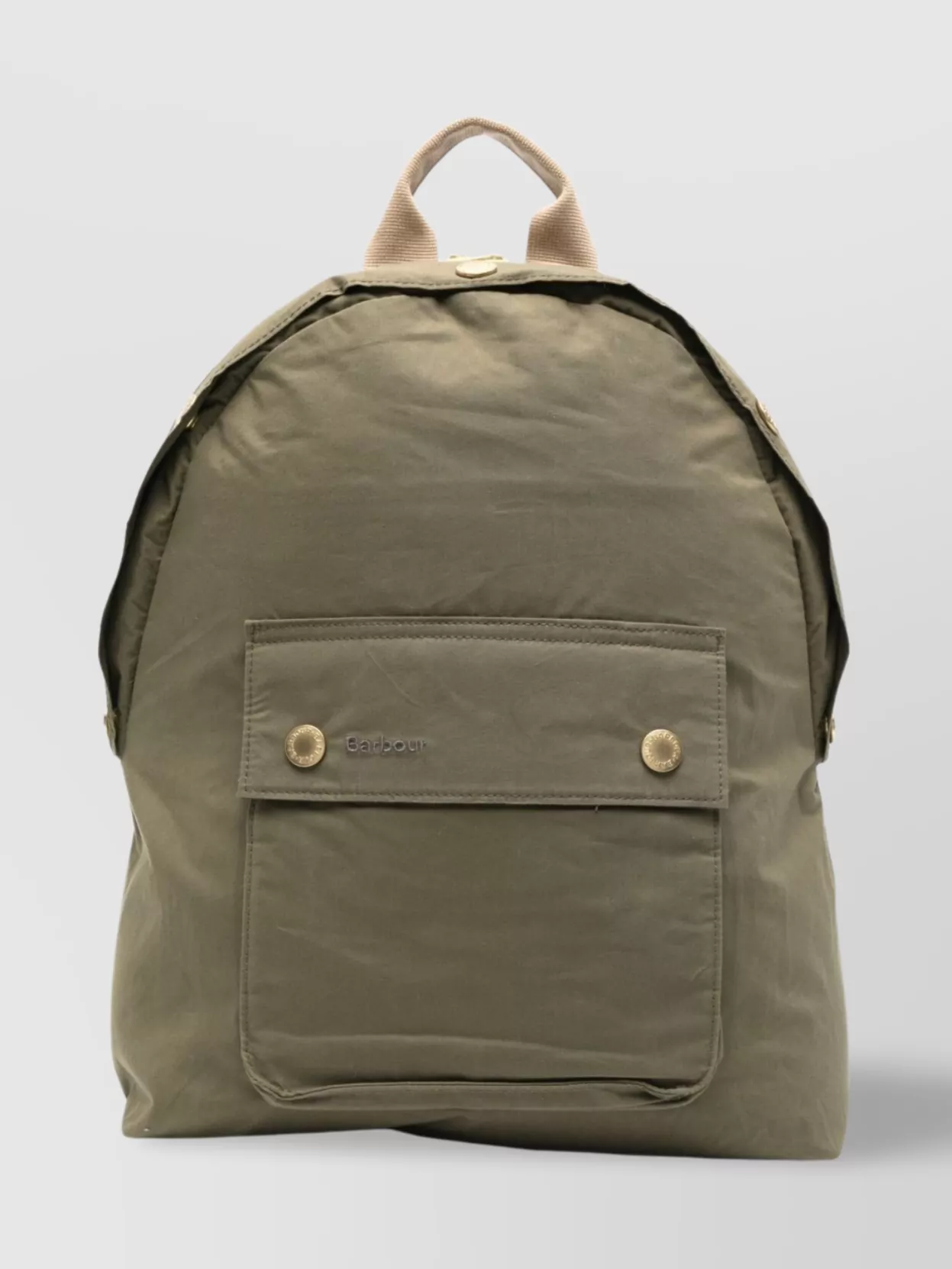 Barbour Zip backpack with front pocket and top handle | The Fashion Square