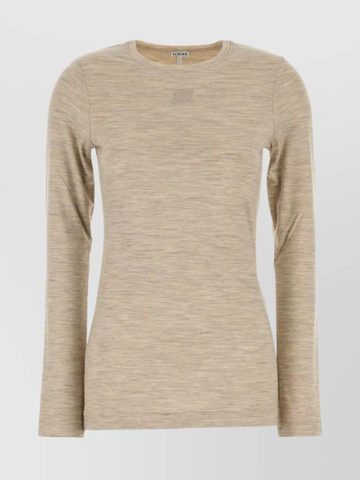 Loewe Wool top sand long sleeves | The Fashion Square