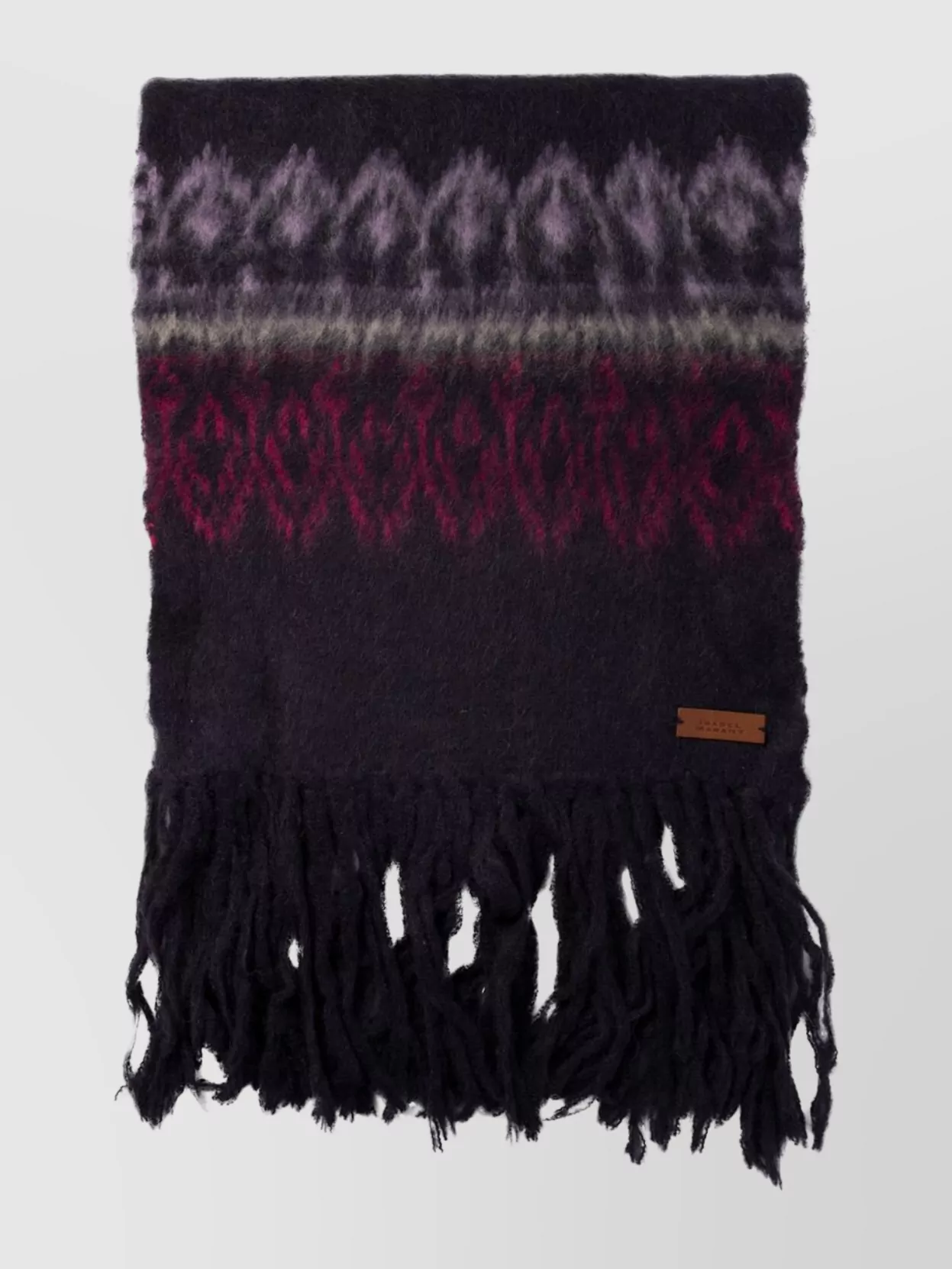 Isabel Marant Soft texture fringe detail scarf | The Fashion Square