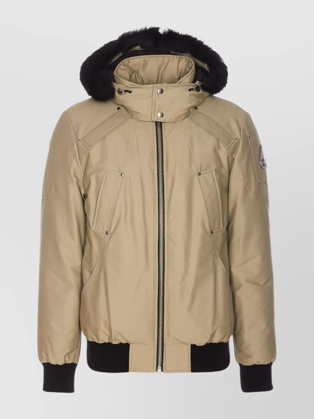 Moose Knuckles Jacket quilted removable hood | The Fashion Square