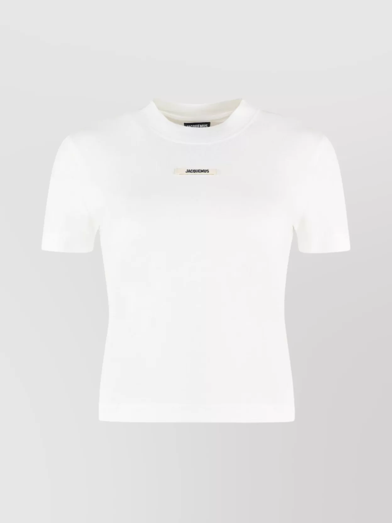 Jacquemus Ribbed crew-neck t-shirt in cotton | The Fashion Square