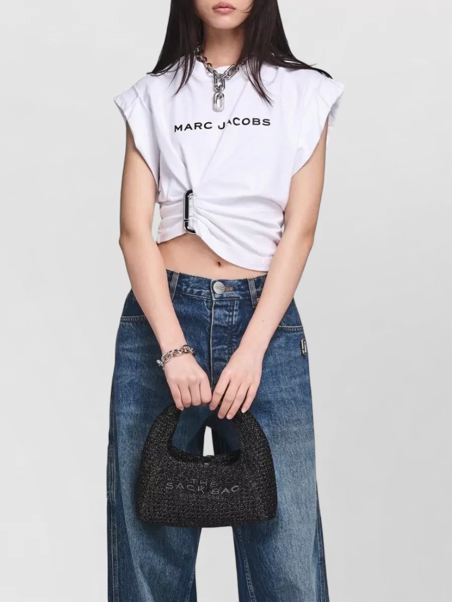 Marc Jacobs Mini sack crochet shoulder bag top handle | The Fashion Square
