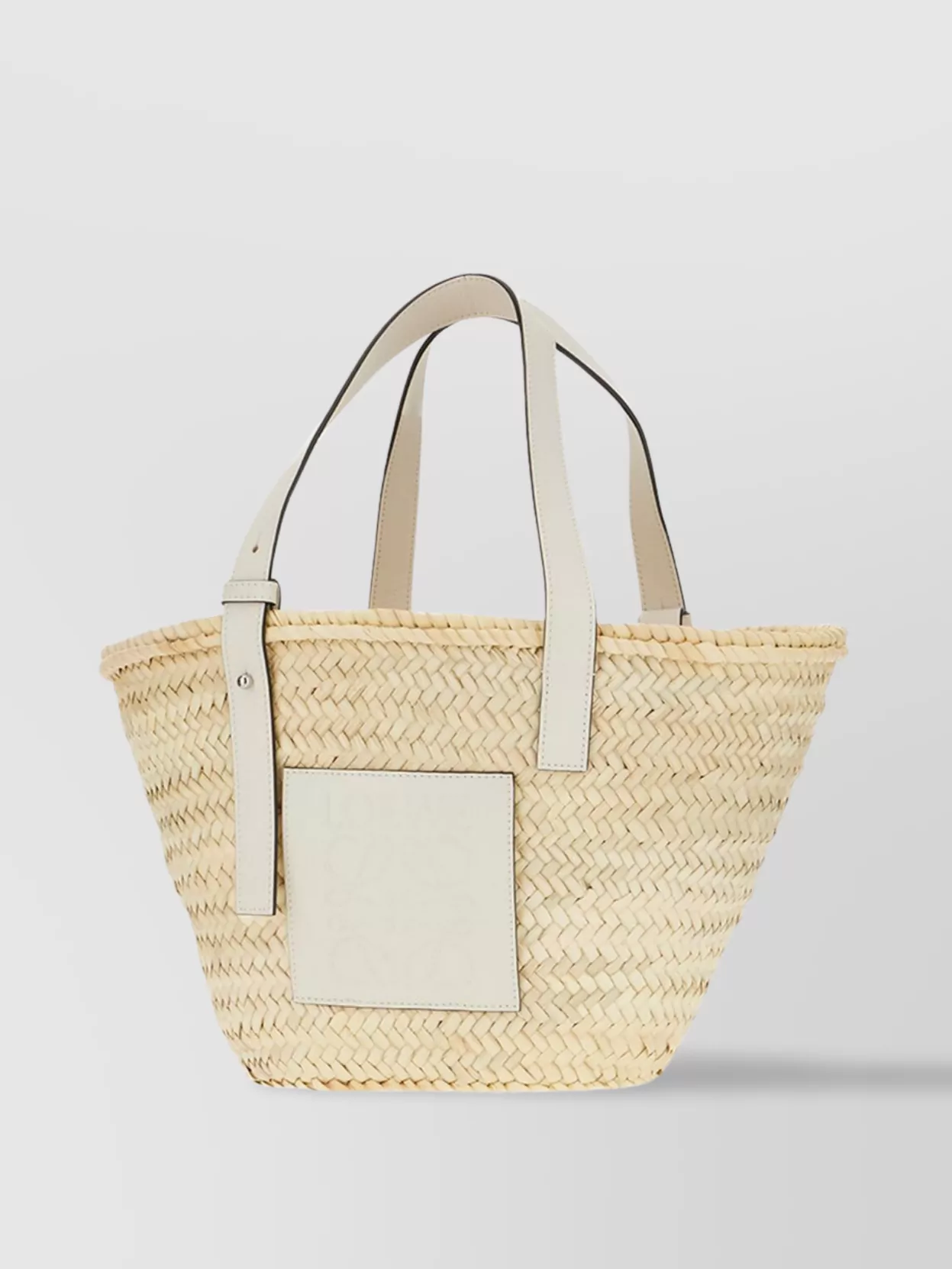 Loewe Woven leather trim rectangular dual handles bag | The Fashion Square