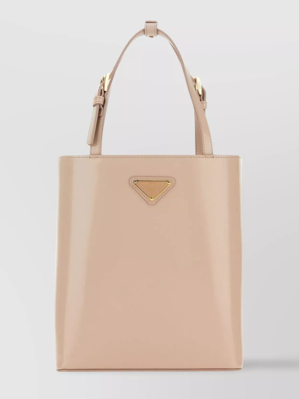 Prada Leather handbag with open top design | The Fashion Square