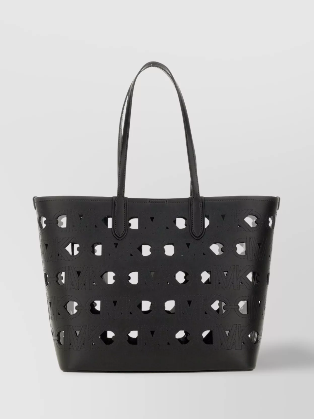 Michael Kors Logo perforated cut-out tote bag dual handles | The ...