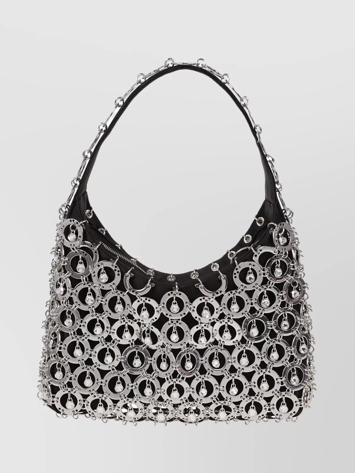 Paco Rabanne SPHERE curved chainmail tote with shoulder strap | The ...